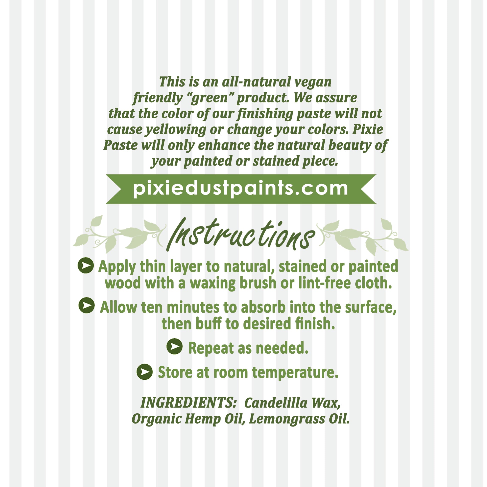 Pixie Wax - 100% Natural Finishing Rub – Pixie Dust Paint Company